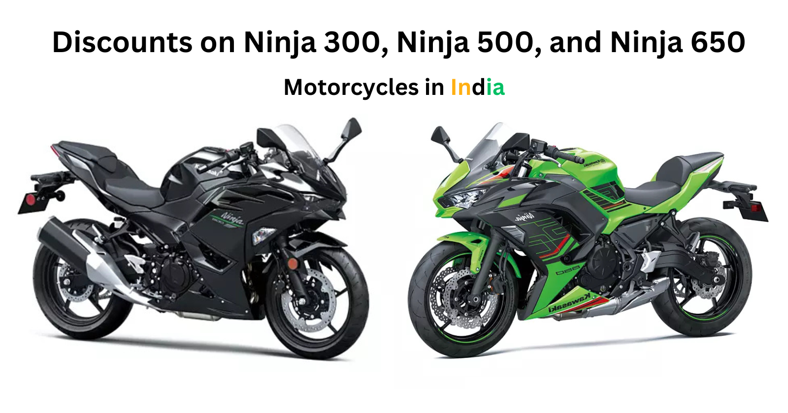Kawasaki Ninja Discounts: Save on Ninja 300, 500 and 650!